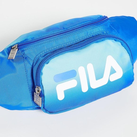 Fila | Bags | Fila Logo Ombre Fanny Pack Cerulean Blue Nwt | Poshmark